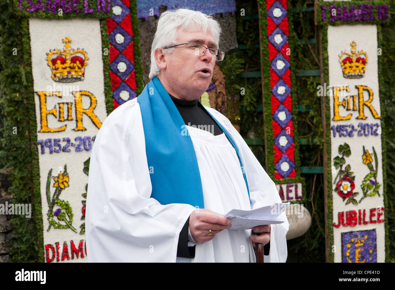 Blessing the wells [Ascension Day], Tissington Well Dressing ...