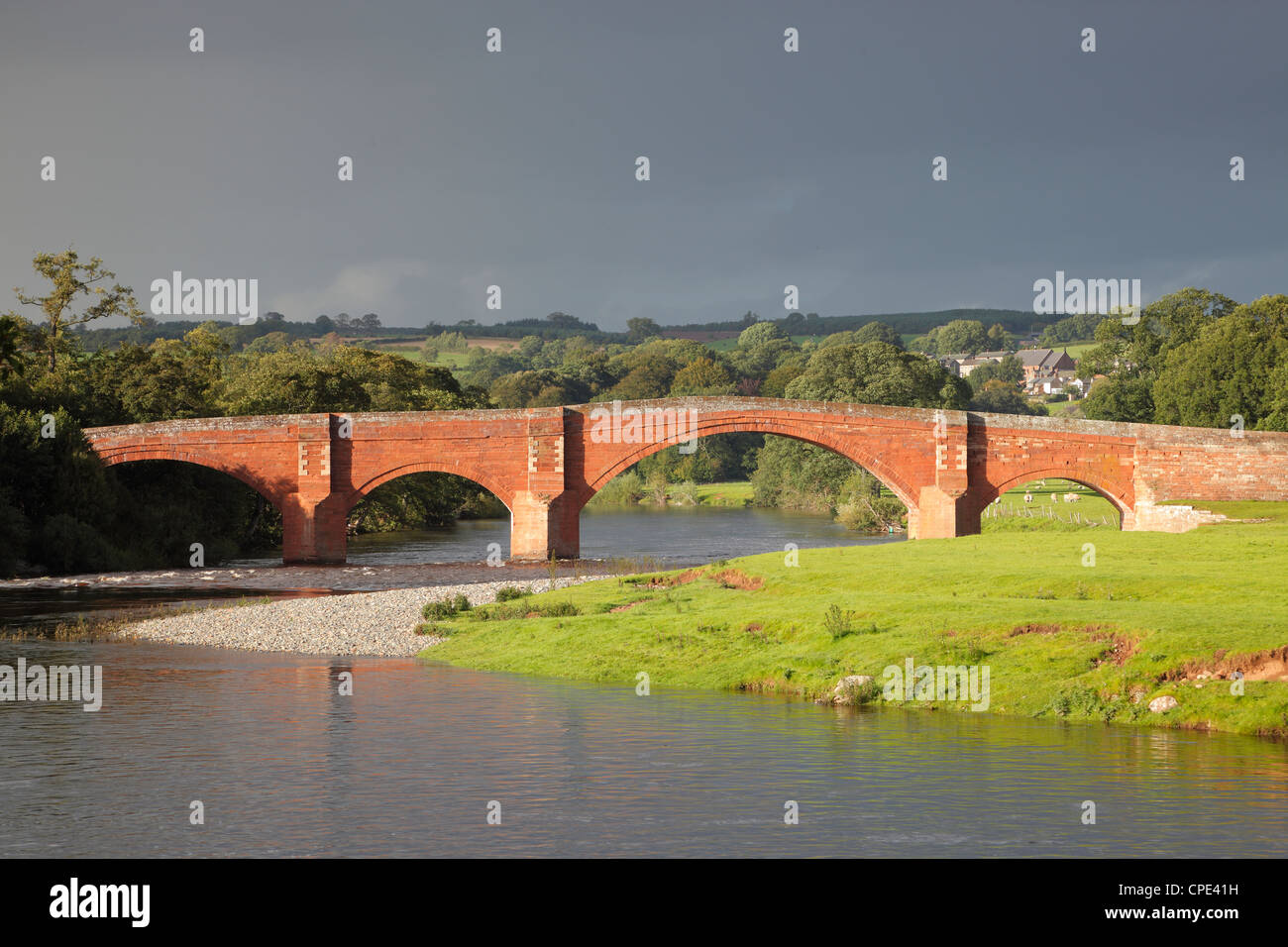 The Eden Bridge, Lazonby, Eden Valley Cumbria England UK Stock Photo ...