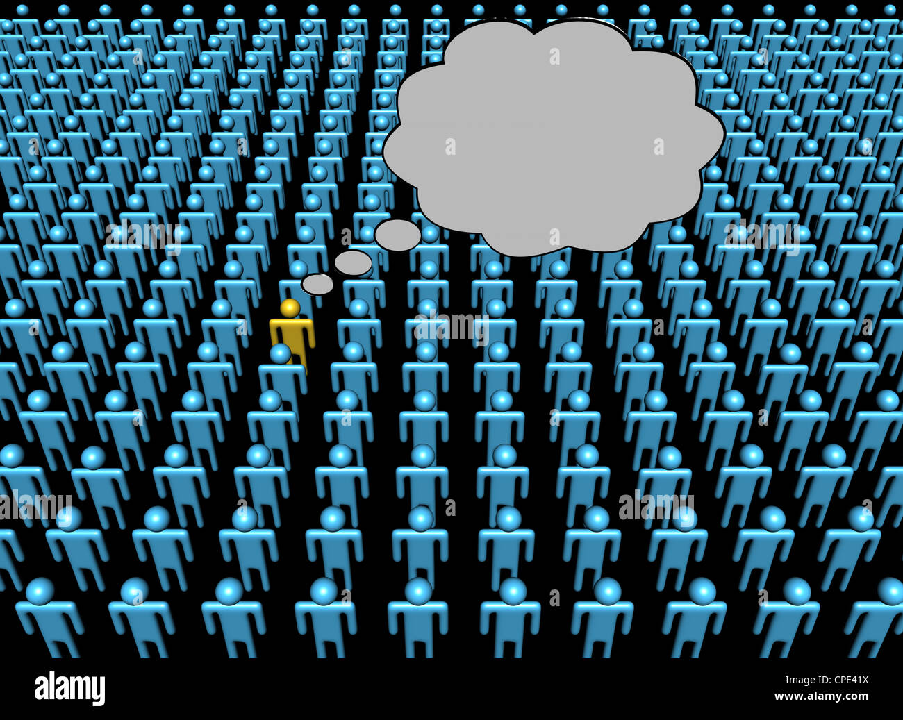 Thoughts illustration hi-res stock photography and images - Alamy