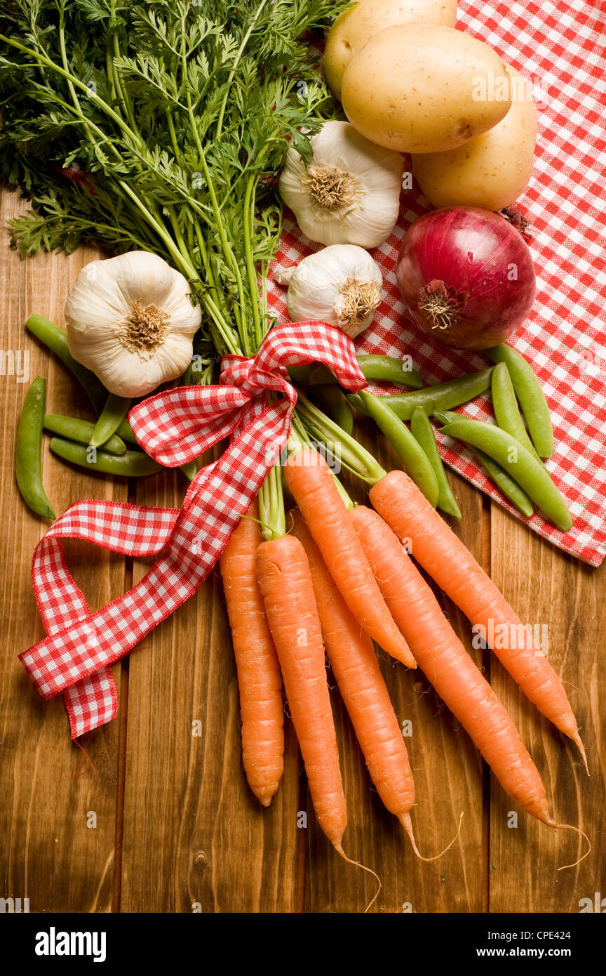 bunch of organic vegetables, concept for good nutrition Stock Photo - Alamy