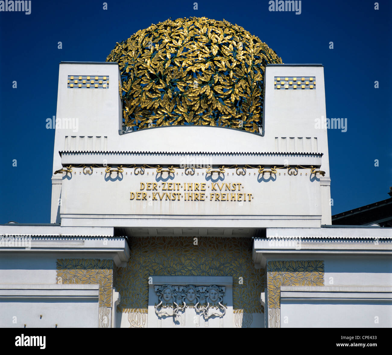 Secession Building, Art Gallery with Golden Cabbage on top, Vienna ...