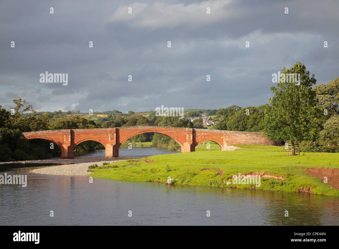 The Eden Bridge, Lazonby, Eden Valley Cumbria England UK Stock Photo ...