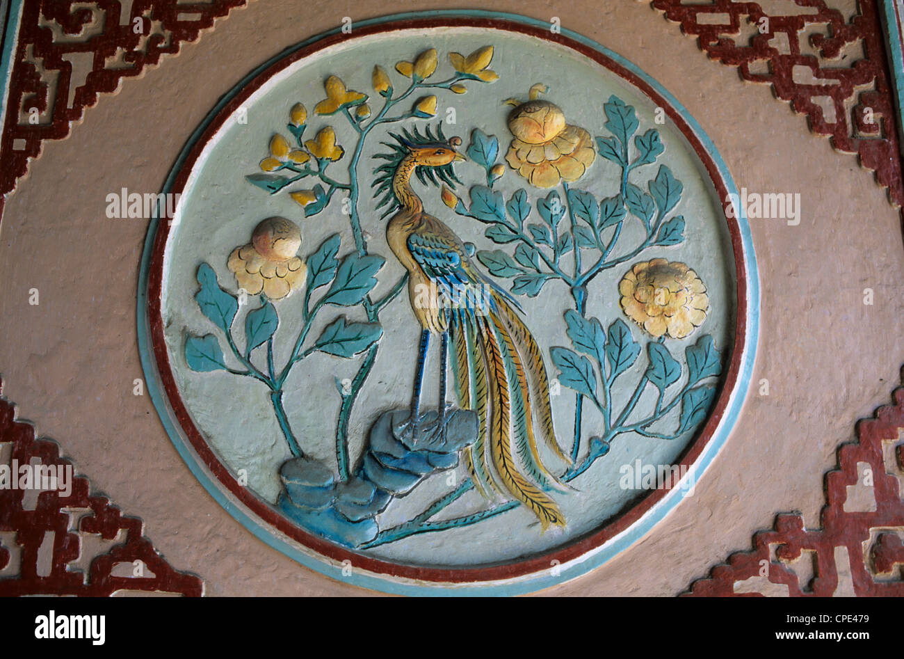 Detail of Chinese decoration in Fukien Chinese Assembly Hall, Hoi An ...