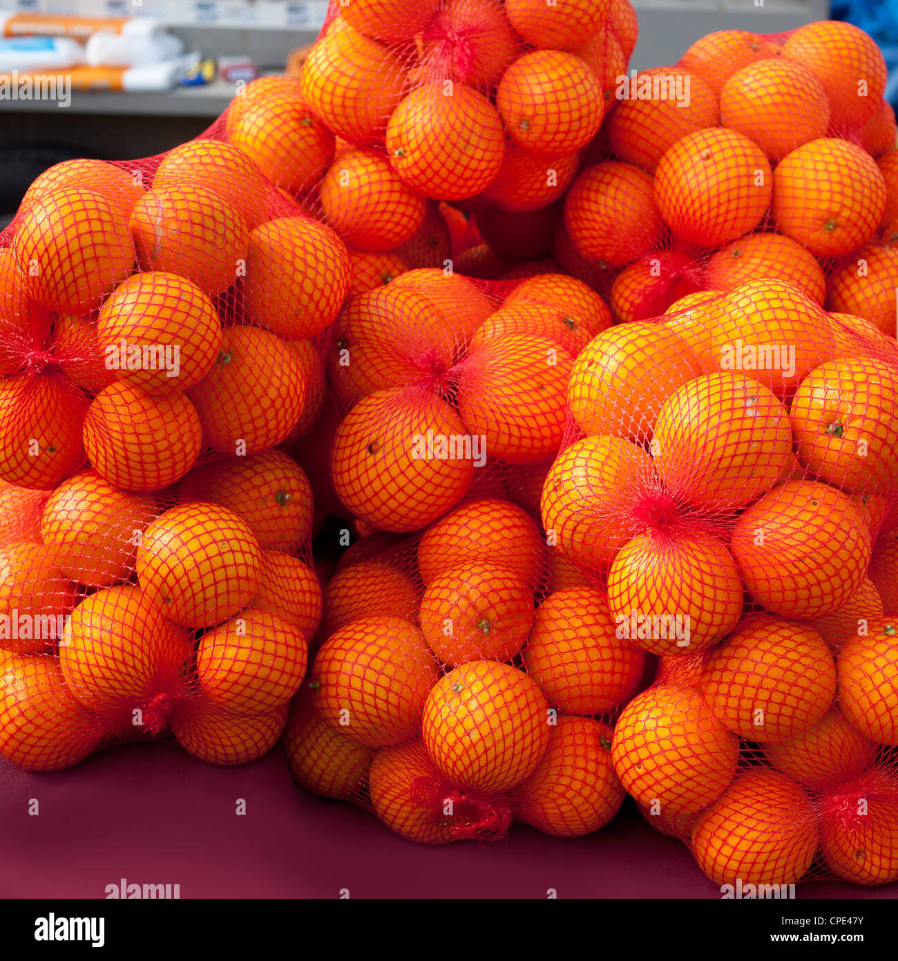 Market stall net to shop hi-res stock photography and images - Alamy