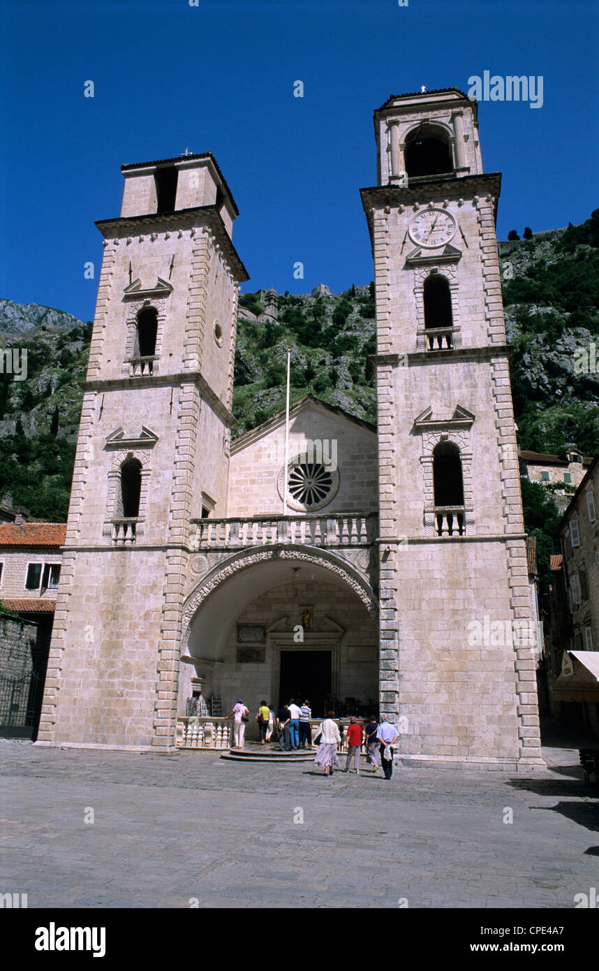 St. Tryphon Cathedral, Kotor, UNESCO World Heritage Site, The Boka ...