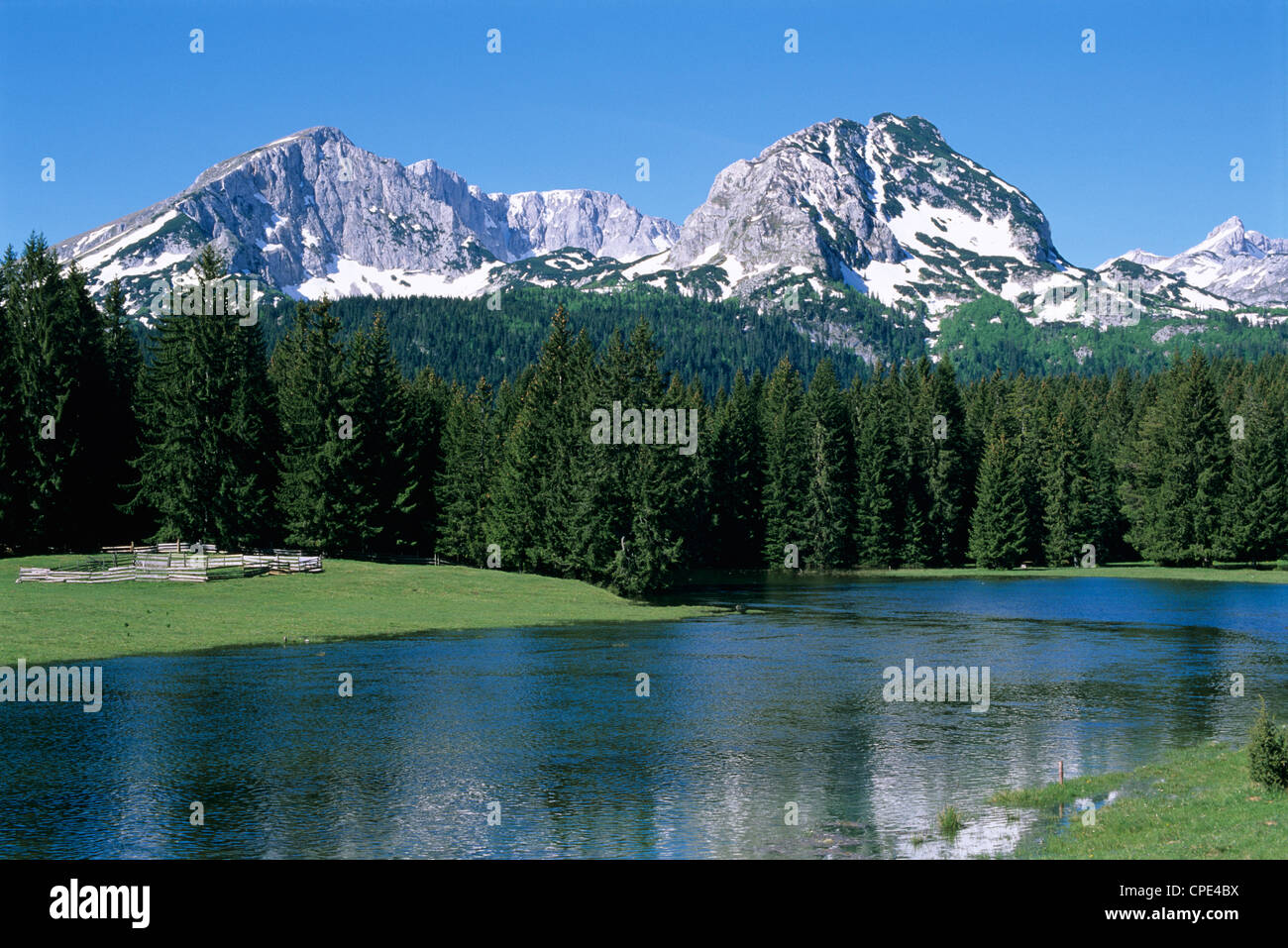 Durmitor mountain range, near Zabljak, Durmitor National Park, UNESCO ...