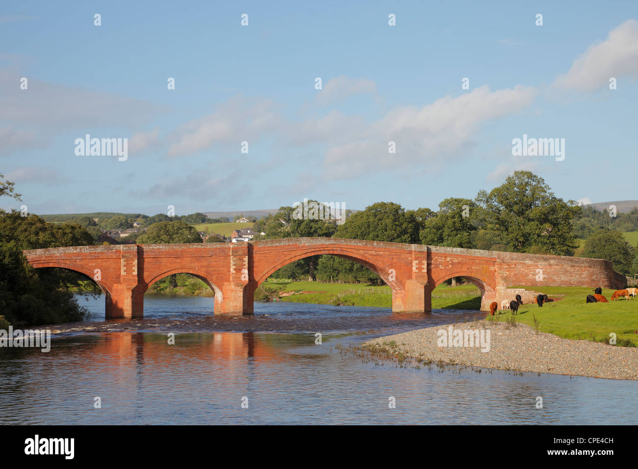 The Eden Bridge, Lazonby, Eden Valley Cumbria England UK Stock Photo ...