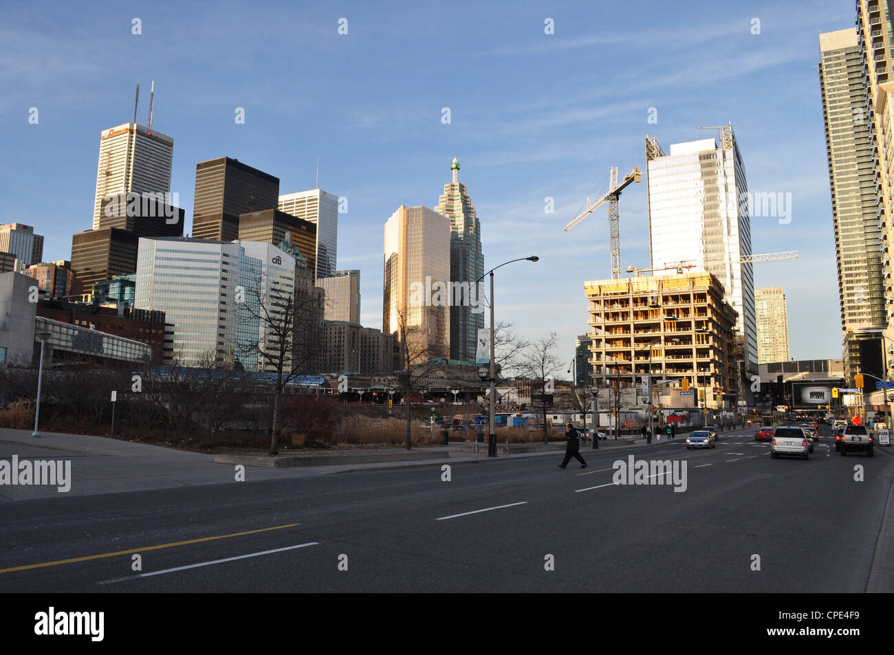 Street in Downtown Toronto during the day, Canada Stock Photo - Alamy