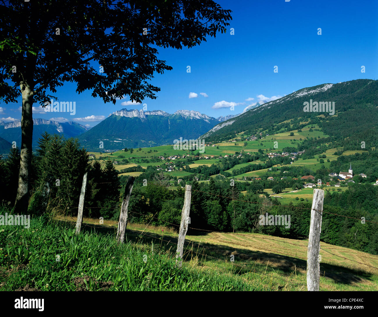 Bauges Mountains, near Annecy, Rhone Alpes, France, Europe Stock Photo ...