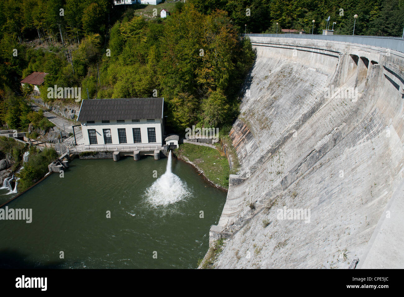Dam in Navarra Spain Stock Photo - Alamy