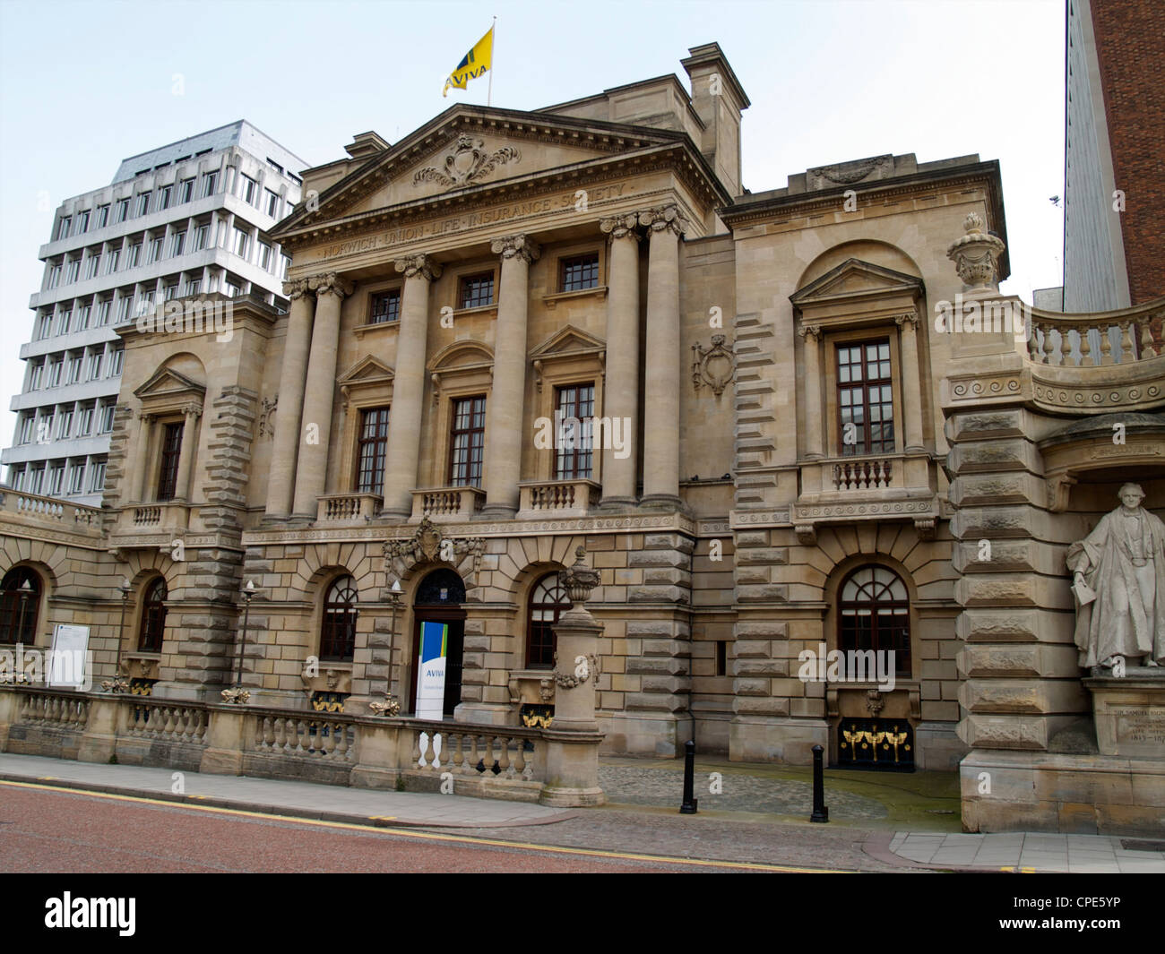 Norwich Union Building which is now called Aviva Stock Photo - Alamy