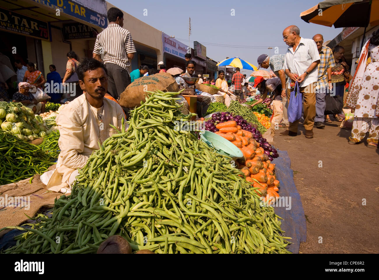 Goa mapusa hi-res stock photography and images - Alamy