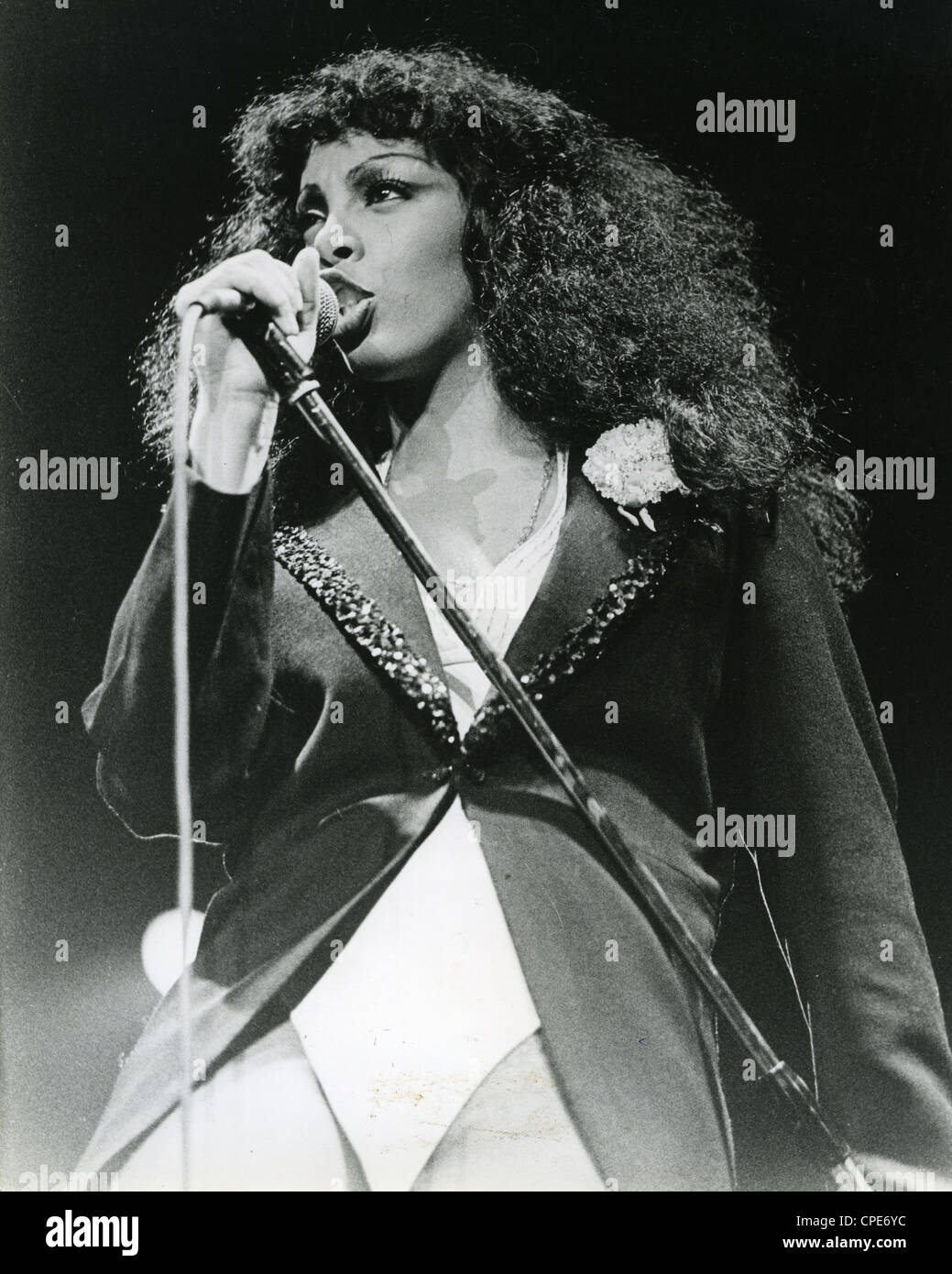 DONNA SUMMER (1948-2012) Promotional photo of US singer Stock Photo - Alamy