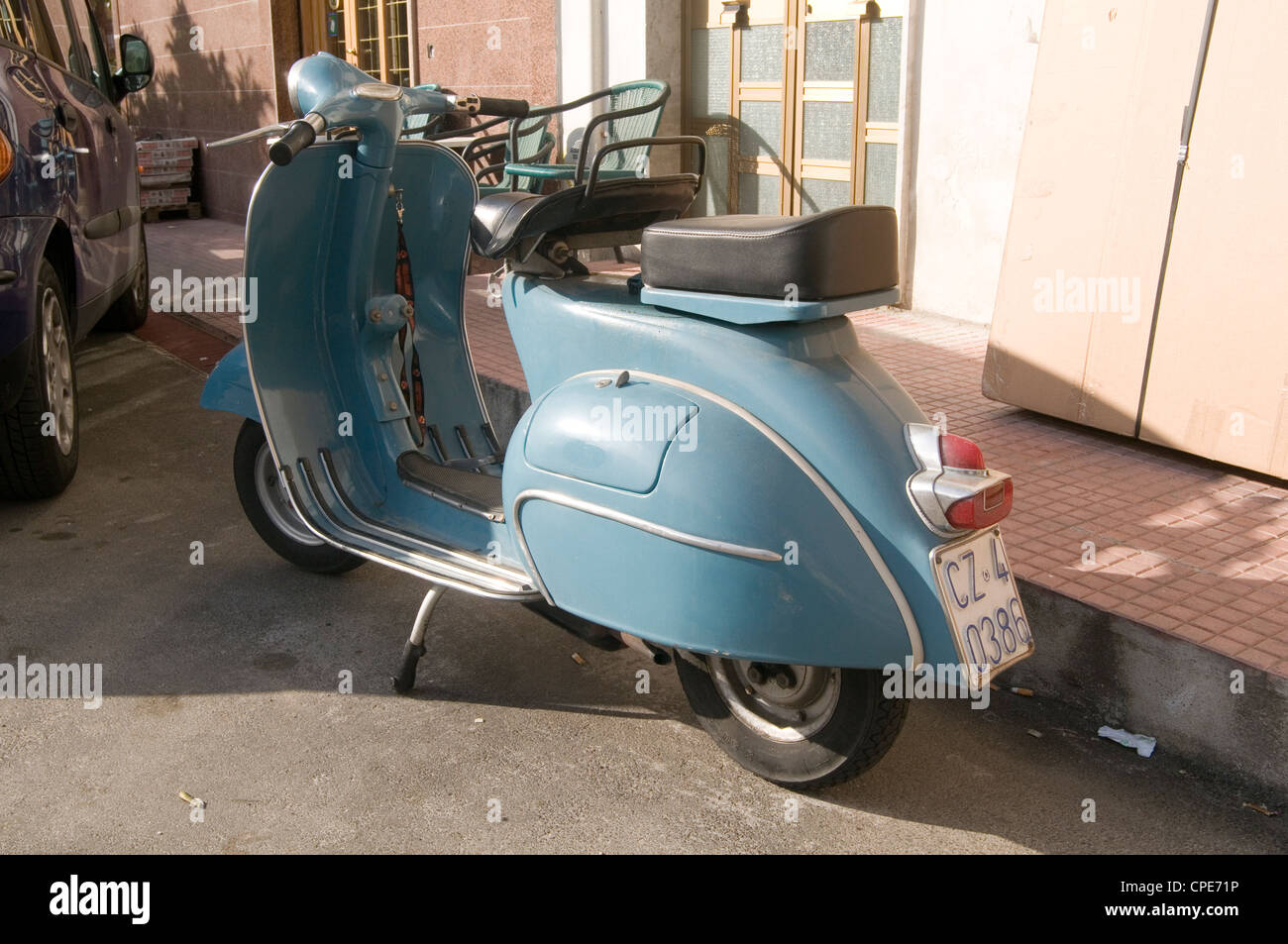 vespa scooter moped italy italian Stock Photo - Alamy
