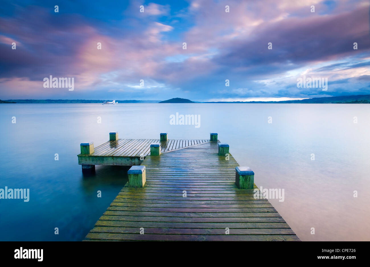 Lake Rotorua, North Island, New Zealand, Pacific Stock Photo - Alamy