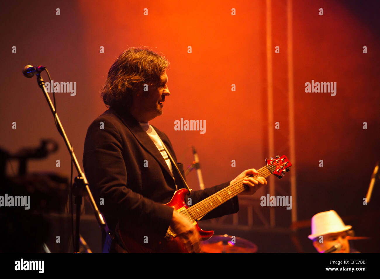 Emir Kusturica & The No Smoking Orchestra on stage, Katowice, Poland ...
