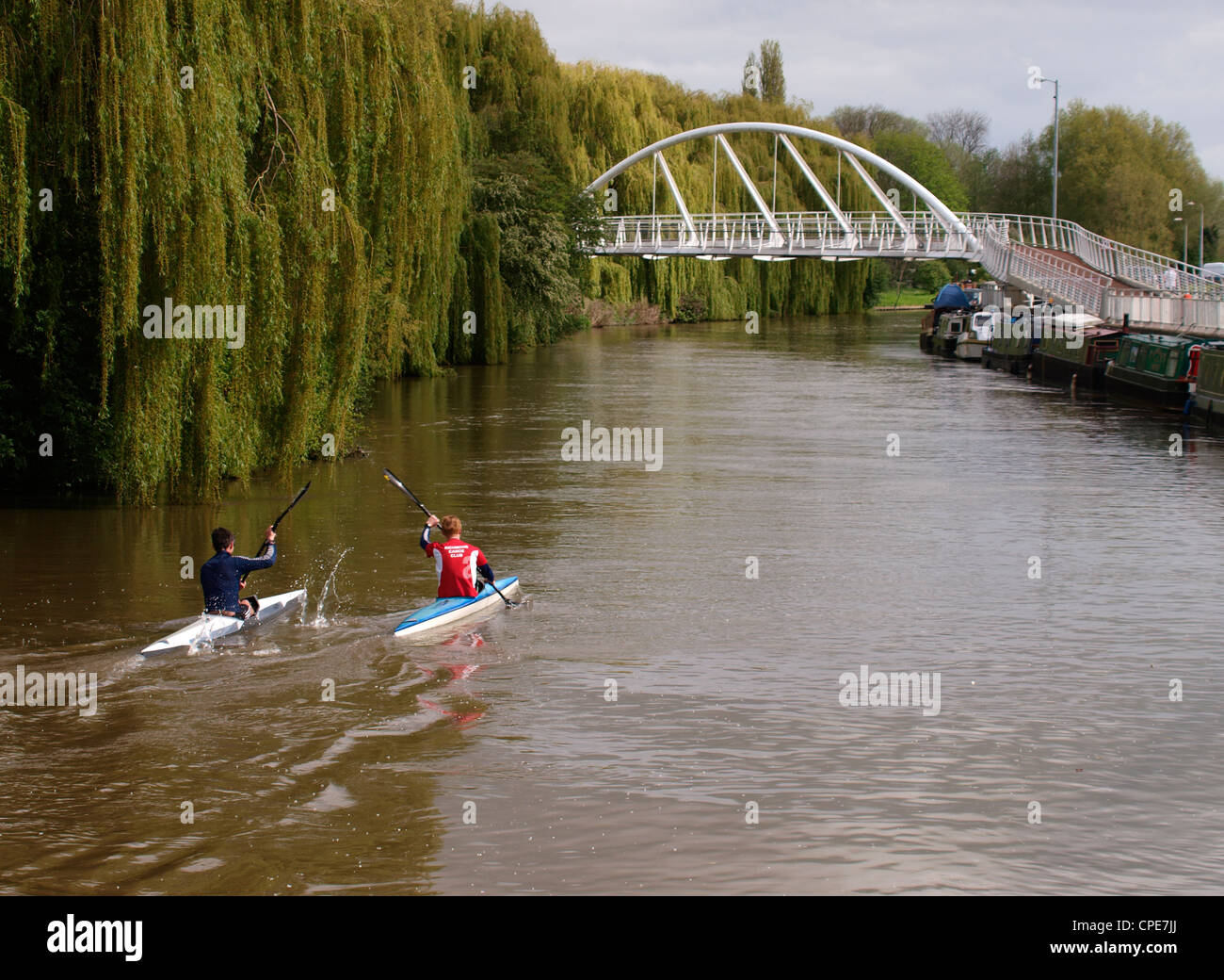 Riverside Bridge, River Cam, Cambridge, UK Stock Photo - Alamy