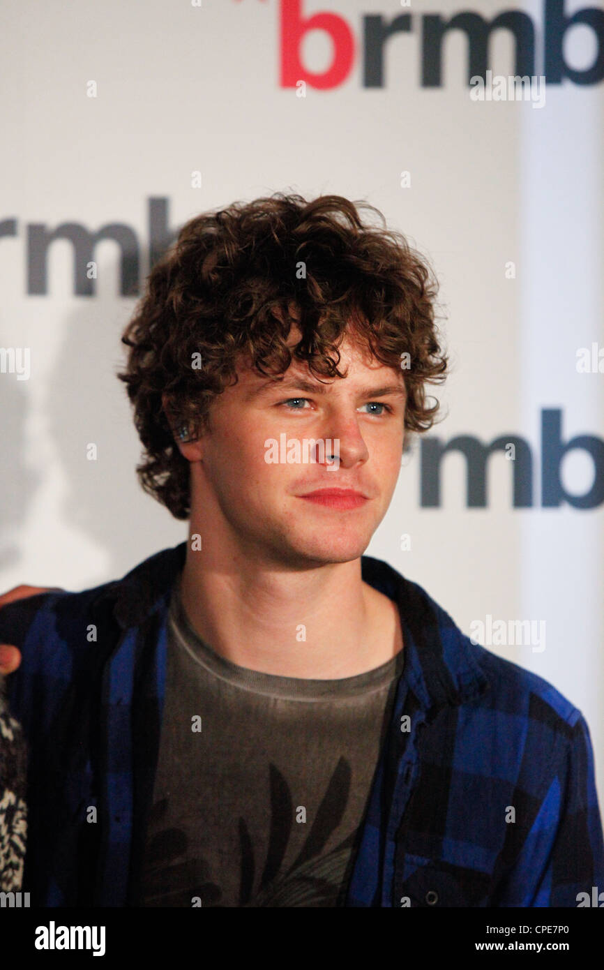 Jay McGuiness of the boyband The Wanted backstage at Birmingham's LG ...