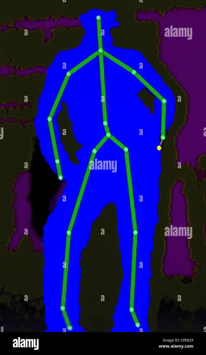 Screen of the motion capture system Stock Photo - Alamy