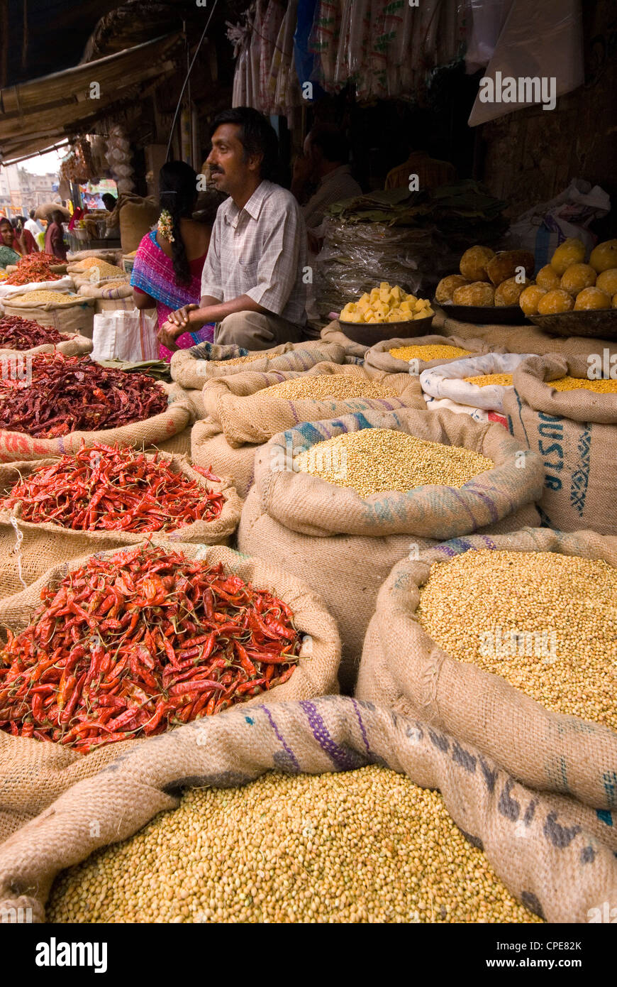 Grain market india hi-res stock photography and images - Alamy