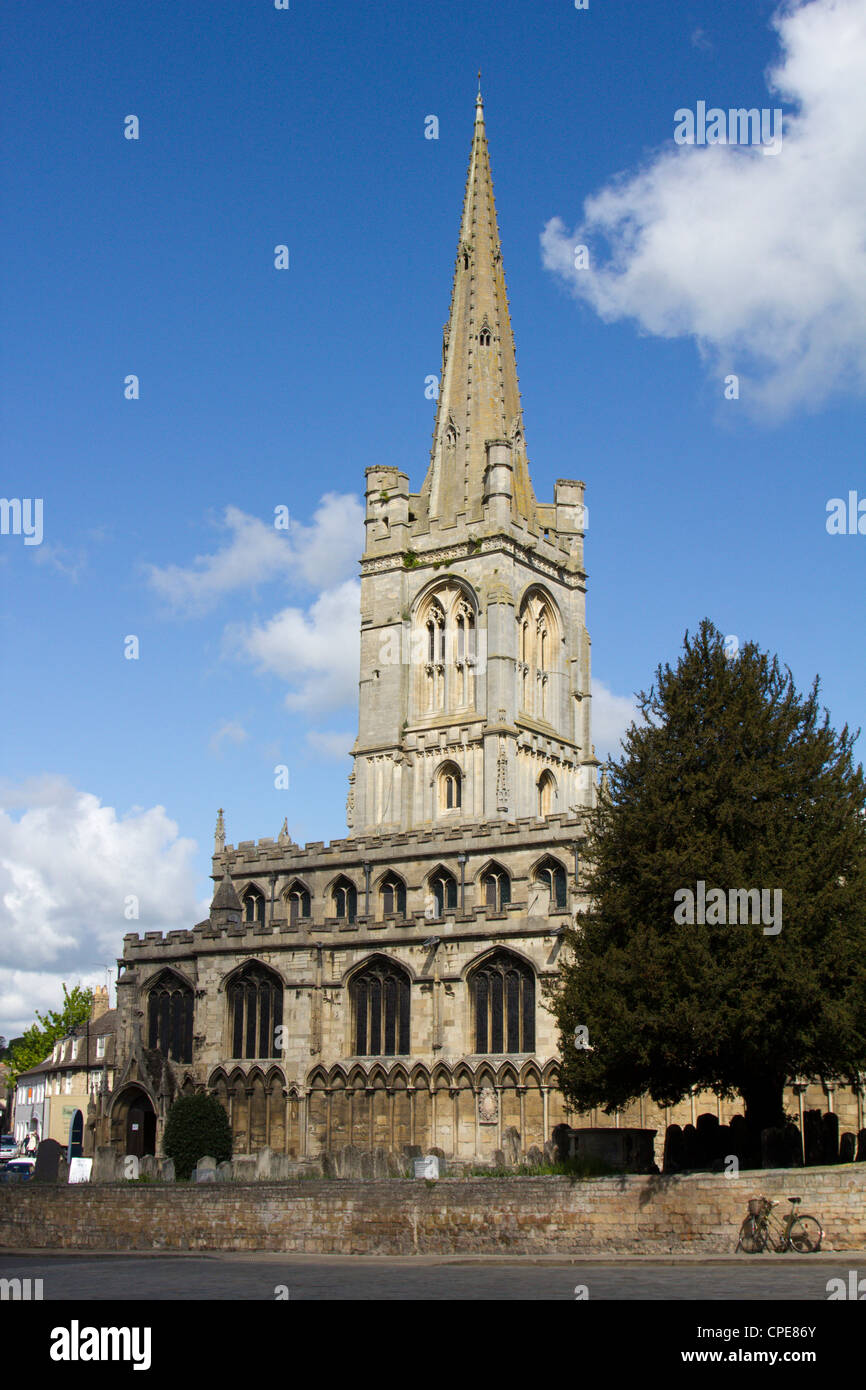 stamford town centre lincolnshire england uk gb Stock Photo - Alamy