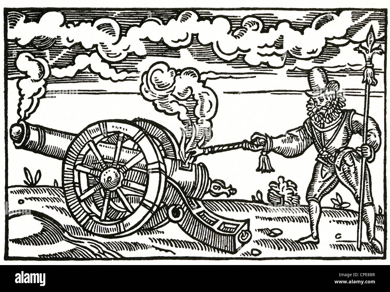 ELIZABETHAN ARTILLERY From Edward Webbe's autobiogaphy "His Travailles ...
