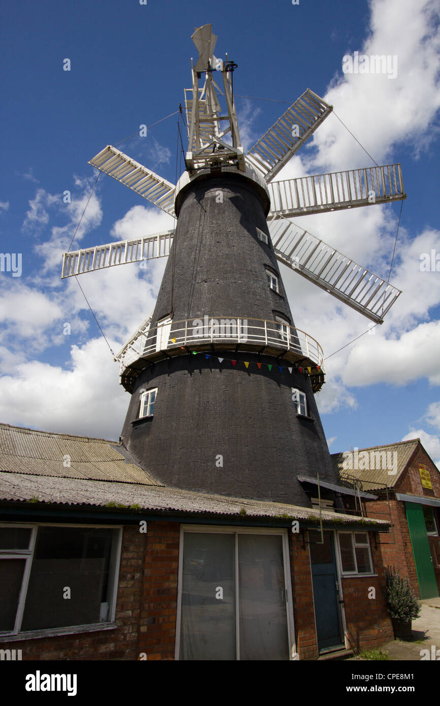 heckington windmill lincolnshire england uk Stock Photo - Alamy