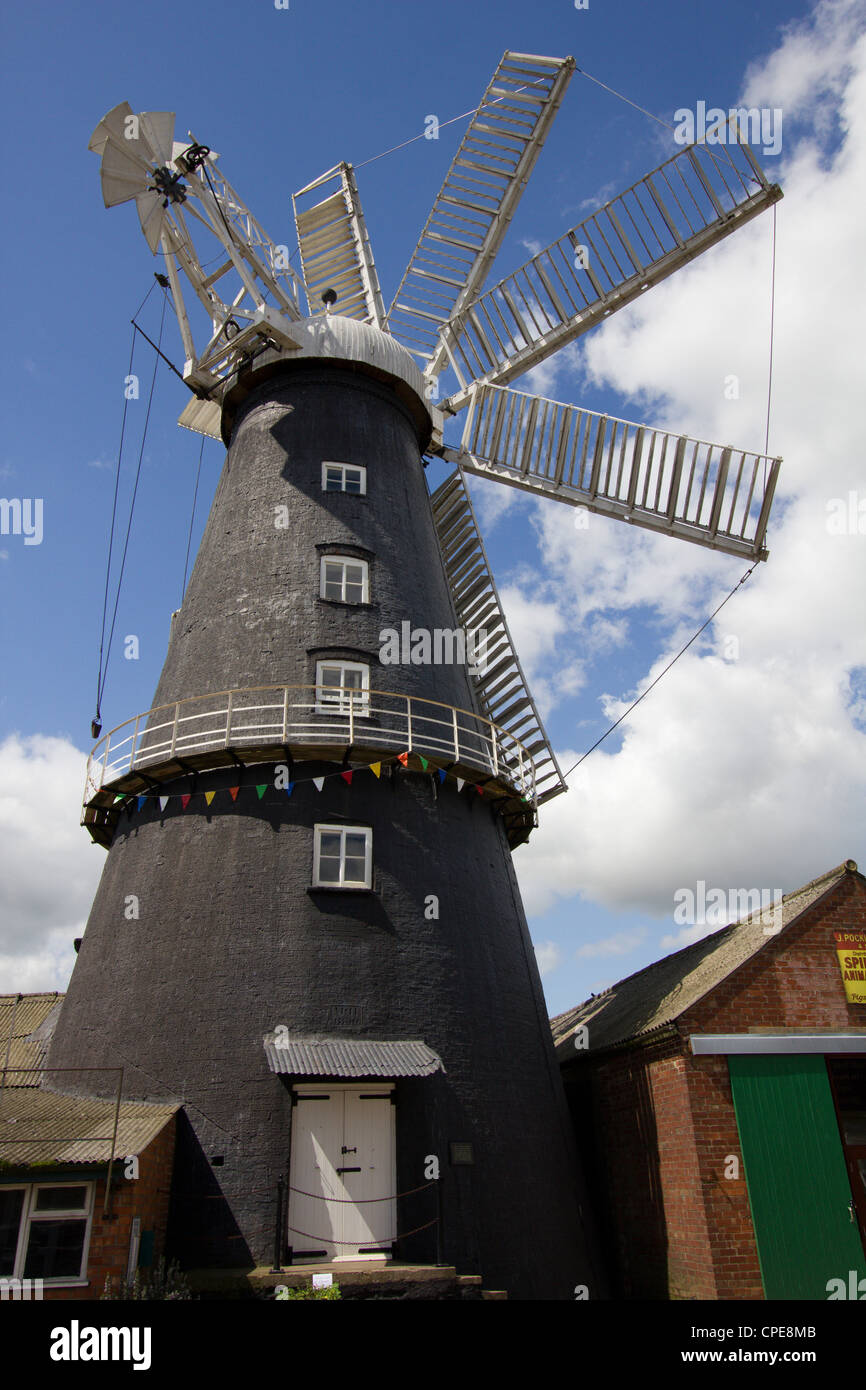 heckington windmill lincolnshire england uk Stock Photo - Alamy