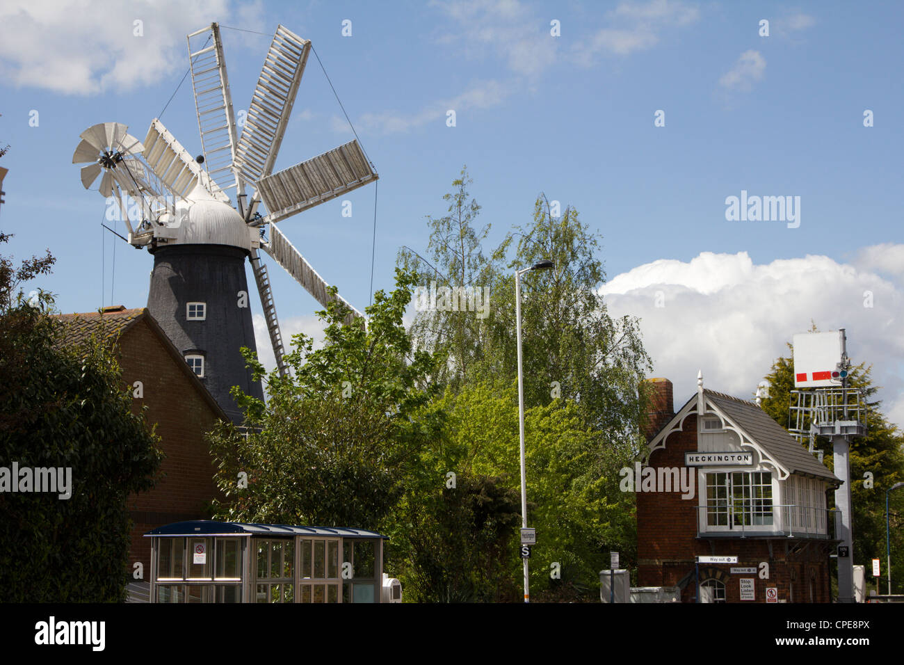 heckington windmill lincolnshire england uk gb Stock Photo - Alamy