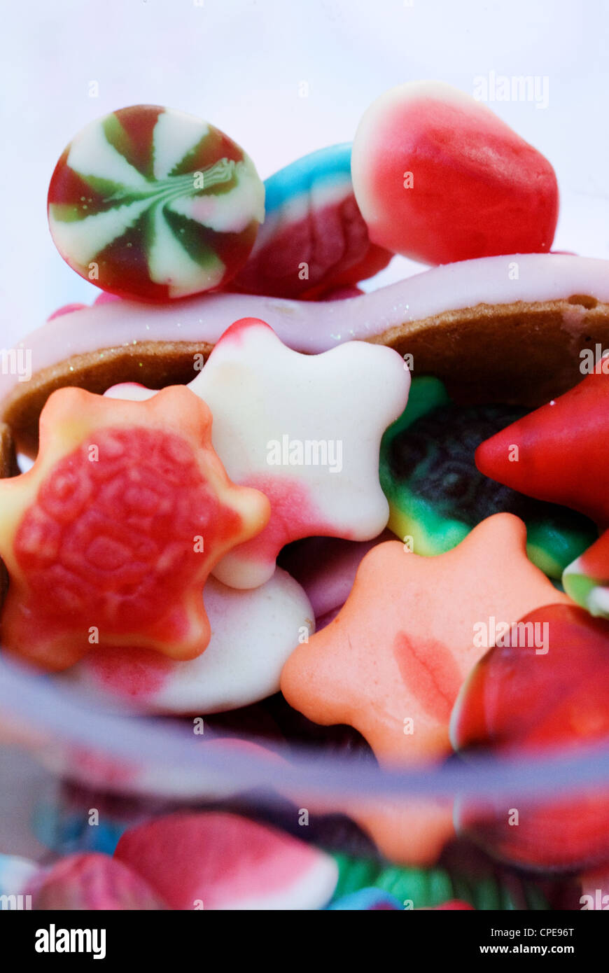 Candy sugar sweets close up Stock Photo - Alamy