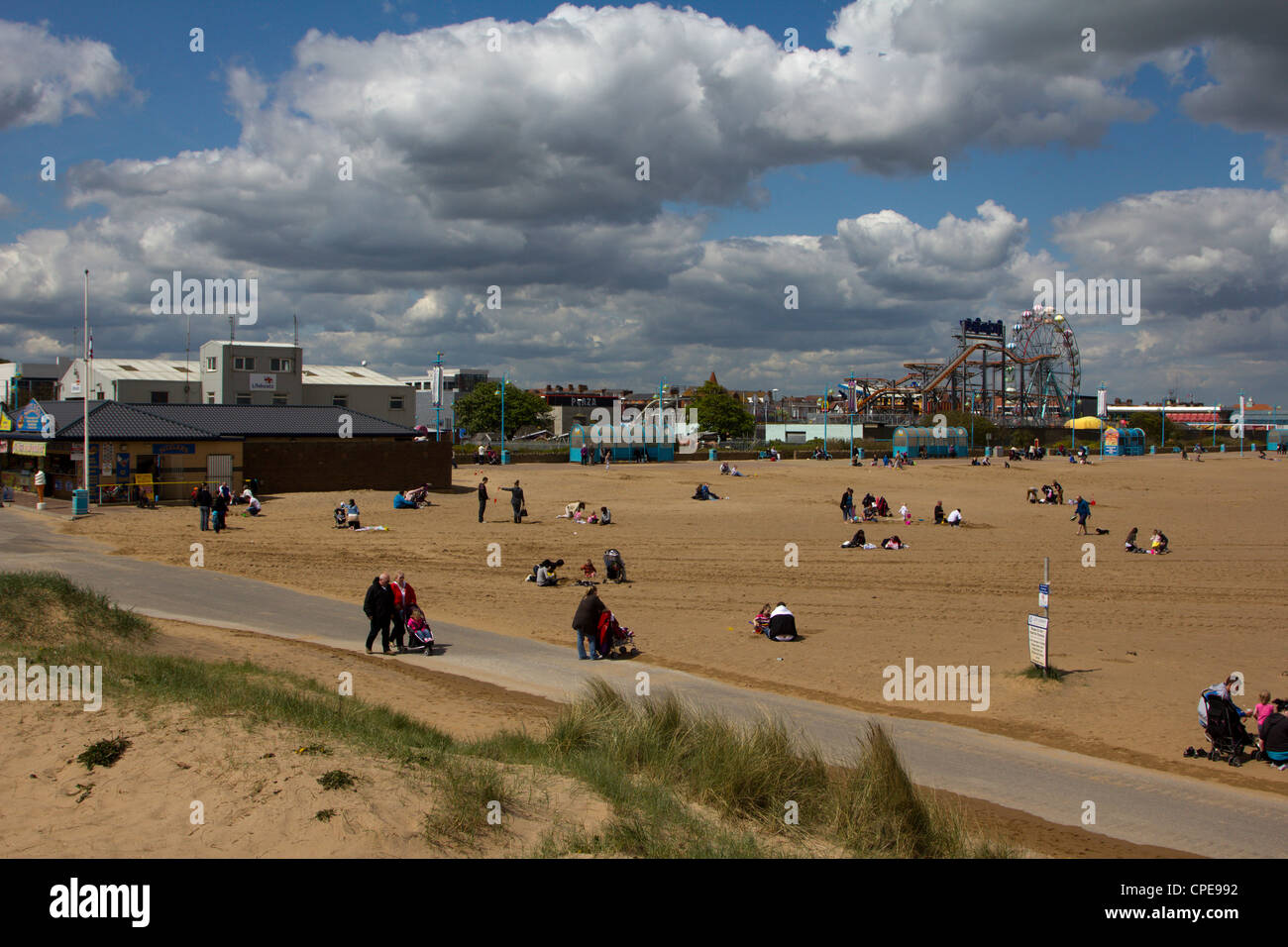 skegness seaside resort lincolnshire england Stock Photo - Alamy
