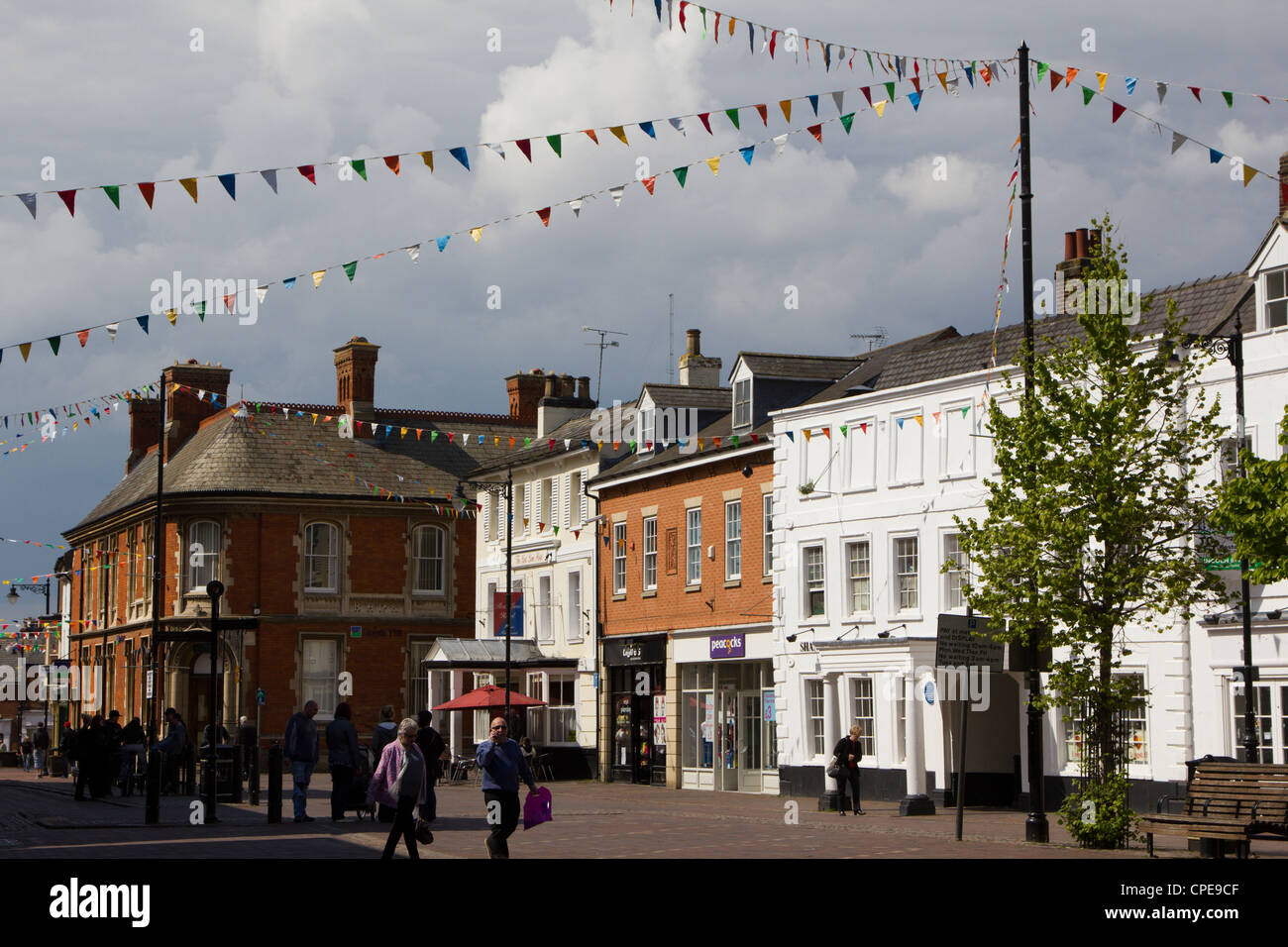 spalding town centre high street lincolnshire england uk gb Stock Photo ...