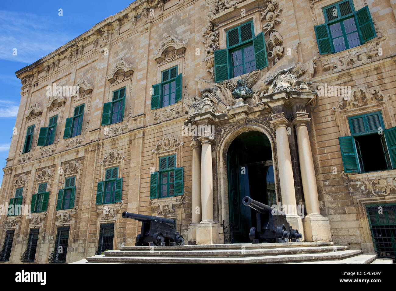 Auberge de Castille one of Valletta's most magnificent buildings ...