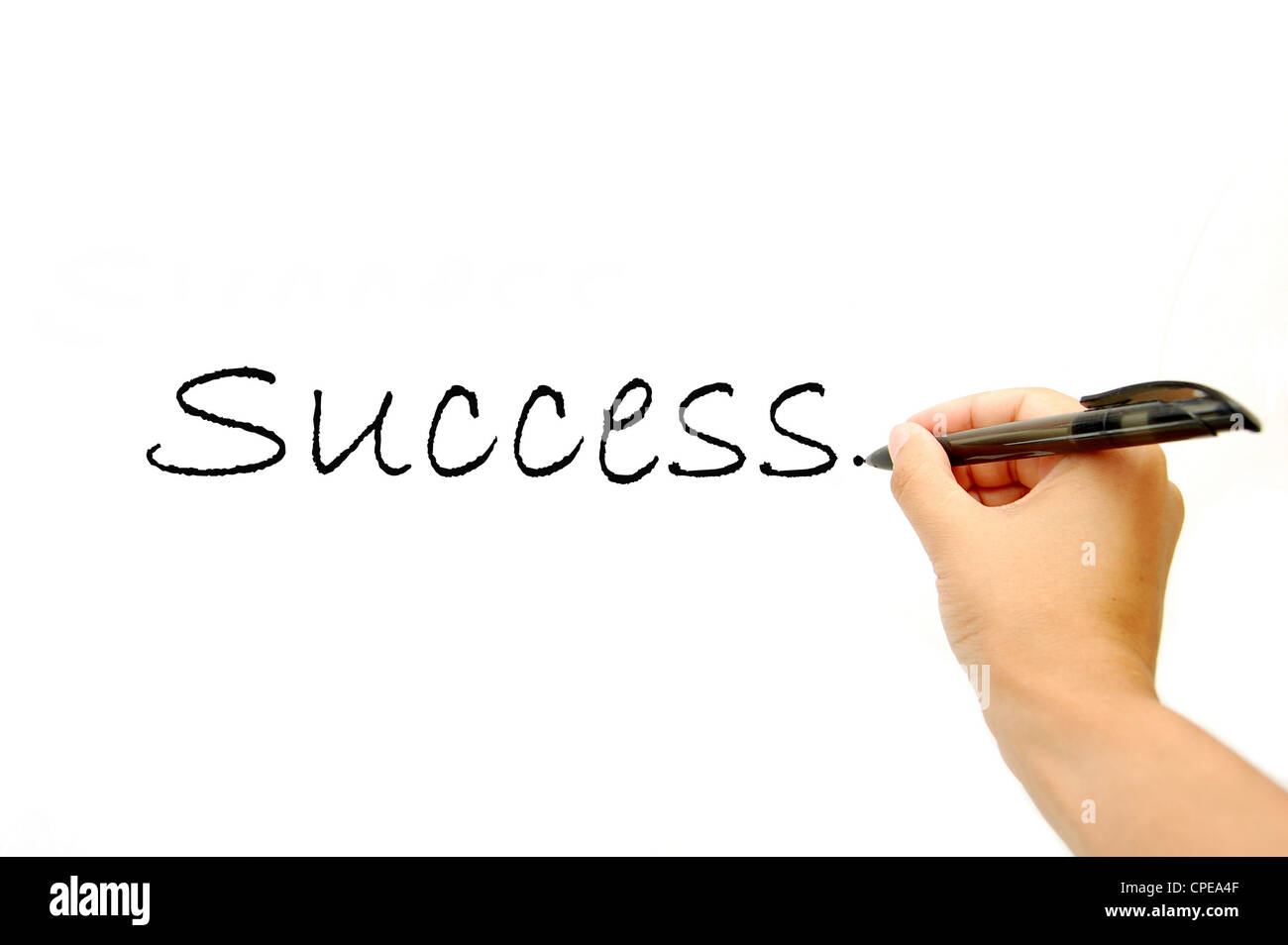 Success written on white background Stock Photo - Alamy