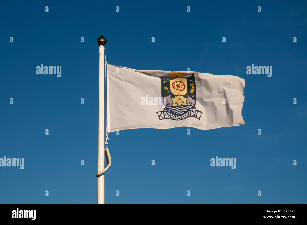 Flag for Kessingland Village, Kessingland, Suffolk, England Stock Photo ...