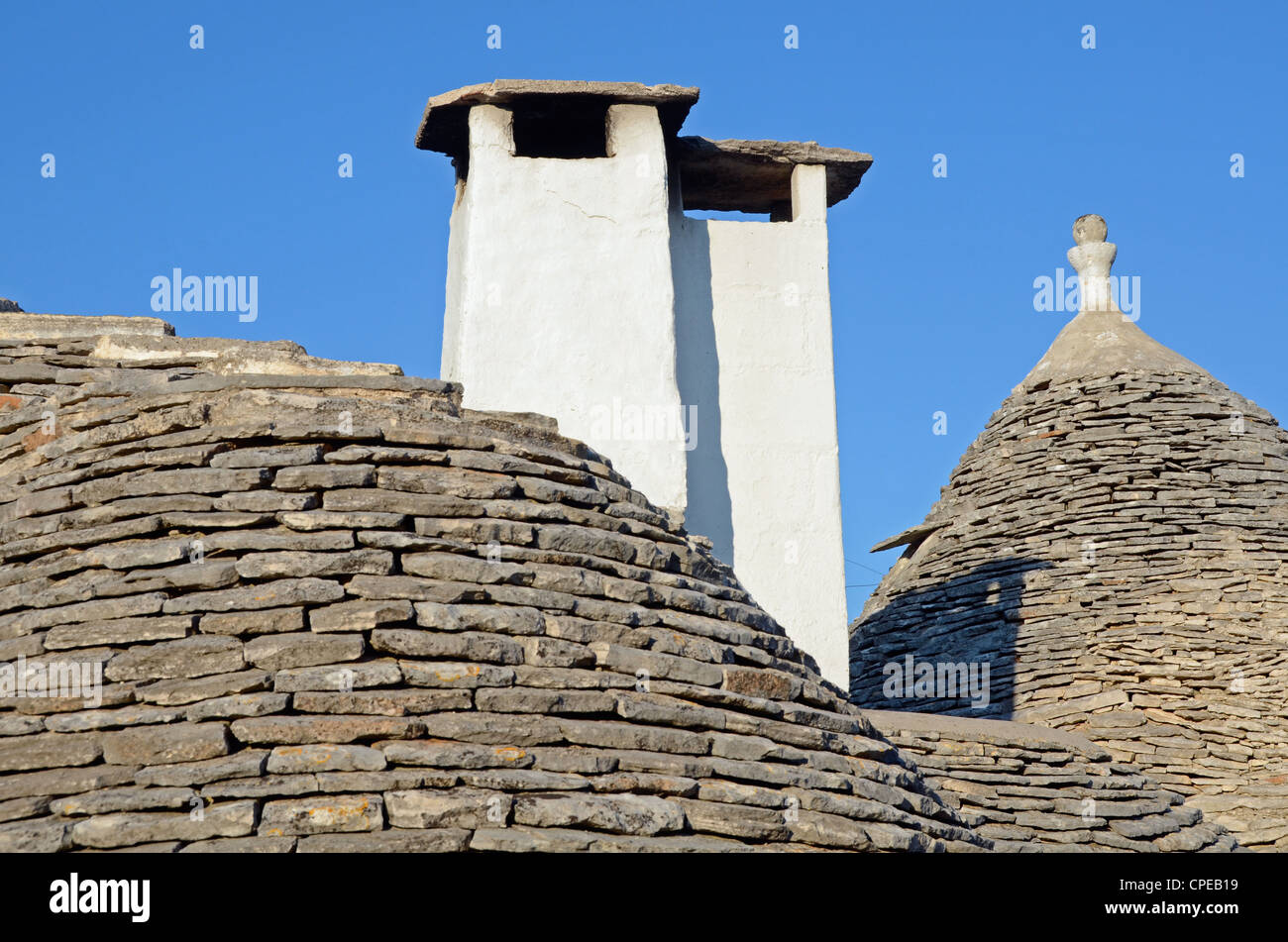 Unusual Chimneys, Alberobello, Puglia, Italy Stock Photo - Alamy