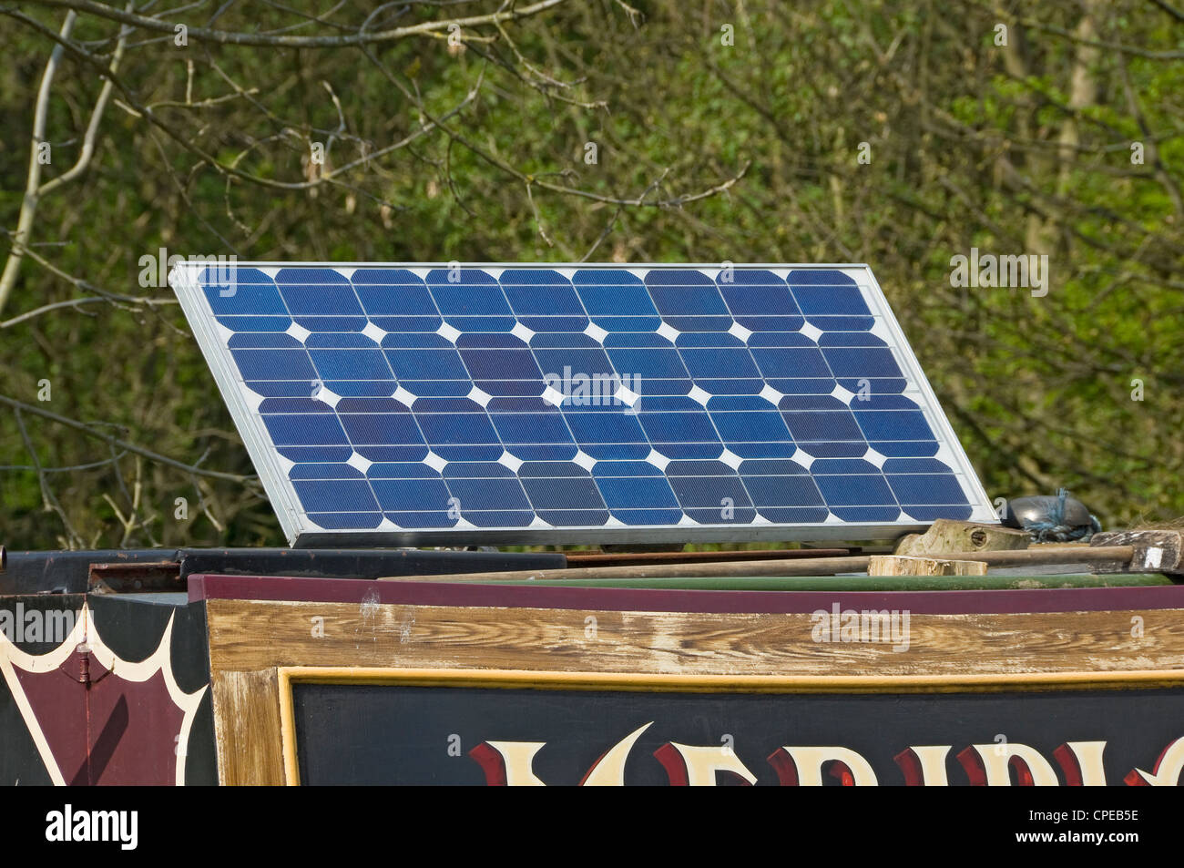 Solar energy on the roof of a boat hi-res stock photography and images ...