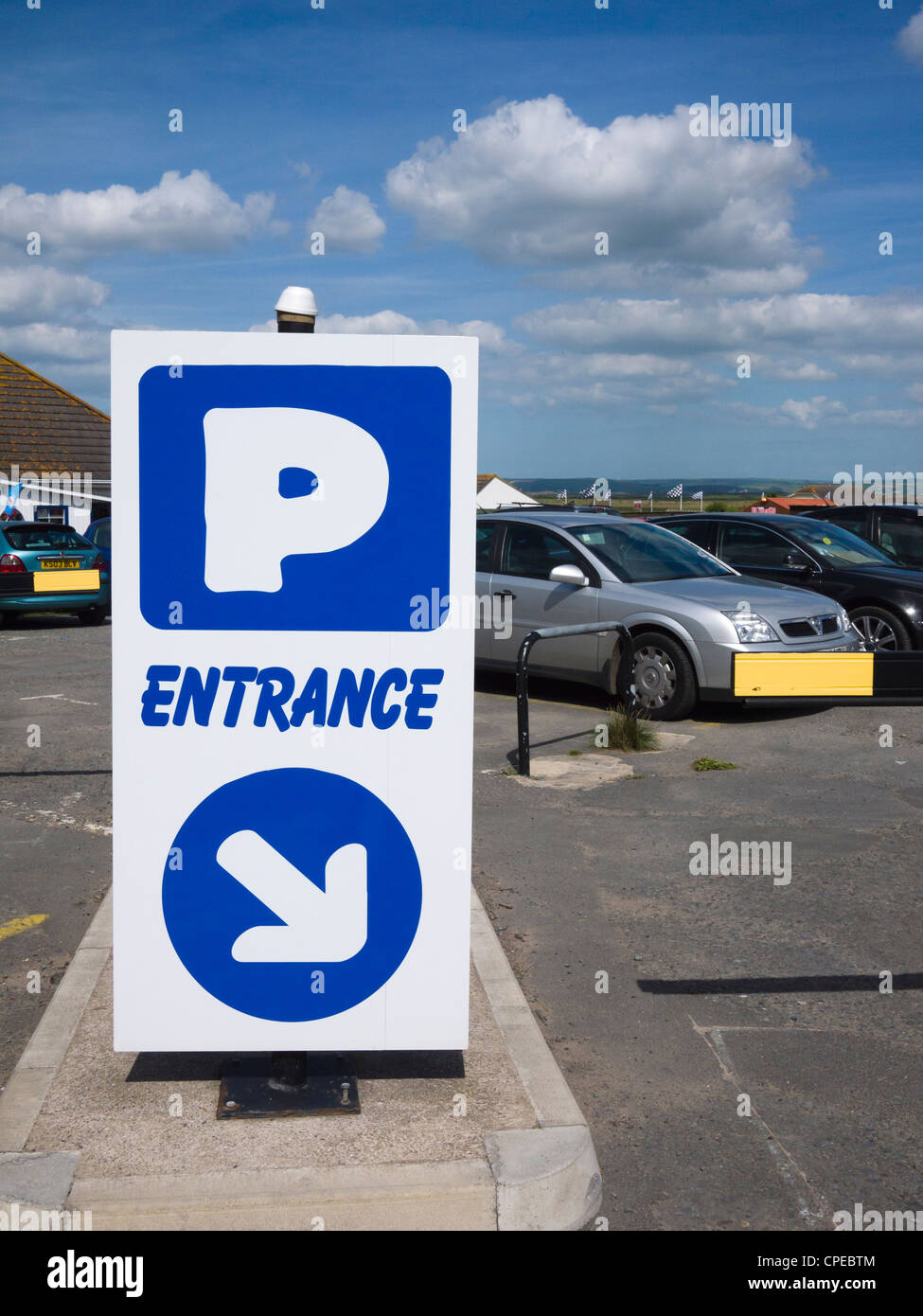 Car park entrance hi-res stock photography and images - Alamy