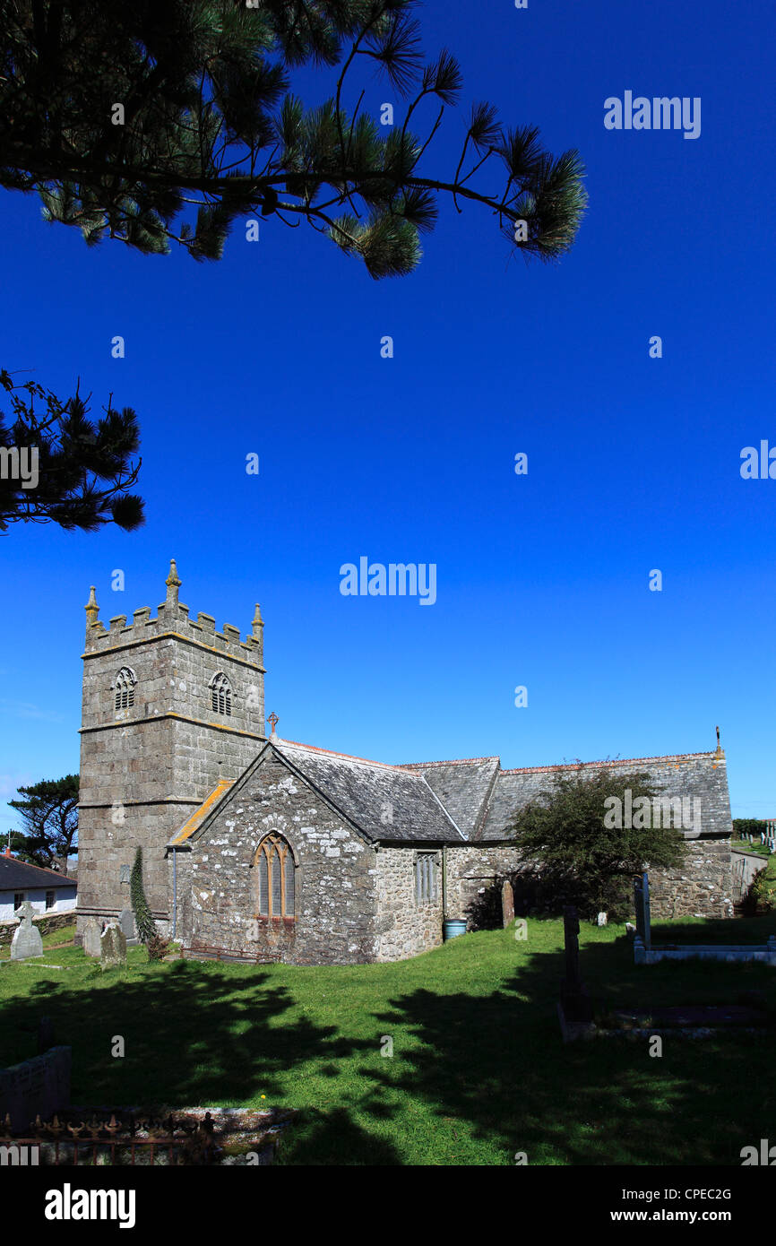 Zennor church hi-res stock photography and images - Alamy