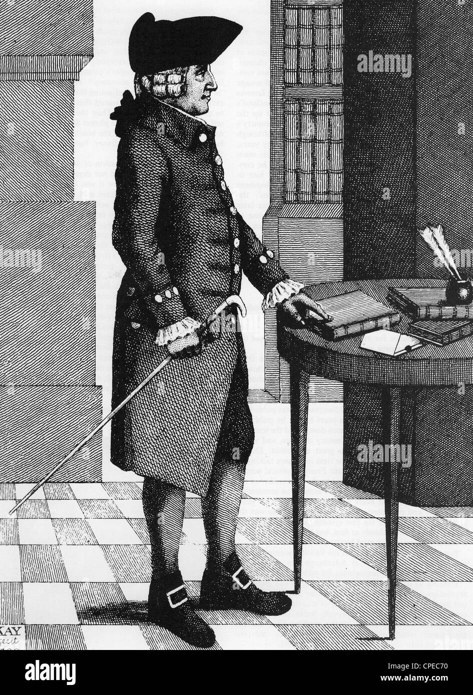 ADAM SMITH (1723-1790) Scottish social philosopher and economist Stock ...