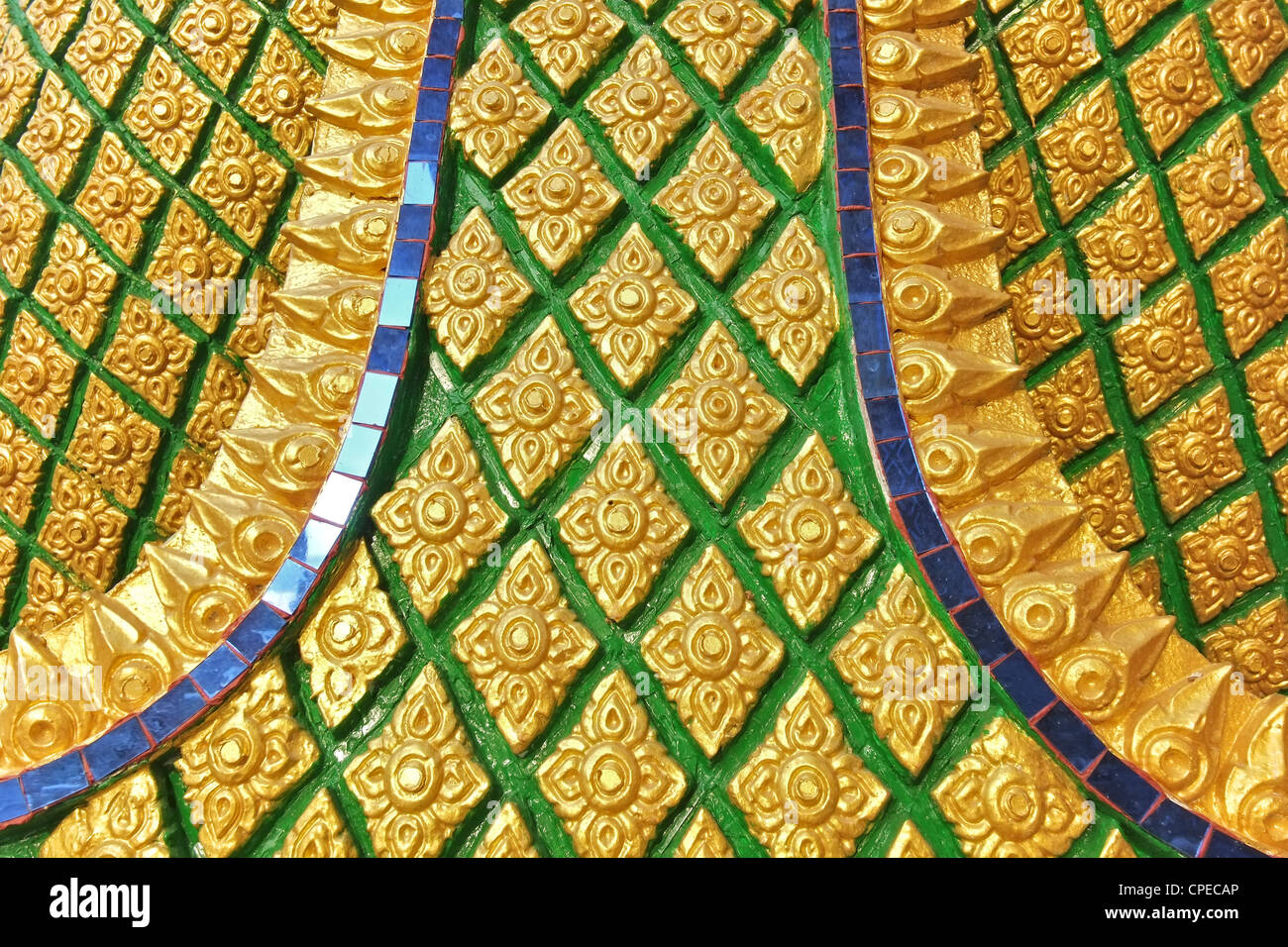 Traditional Thai art of Thai temple Stock Photo - Alamy