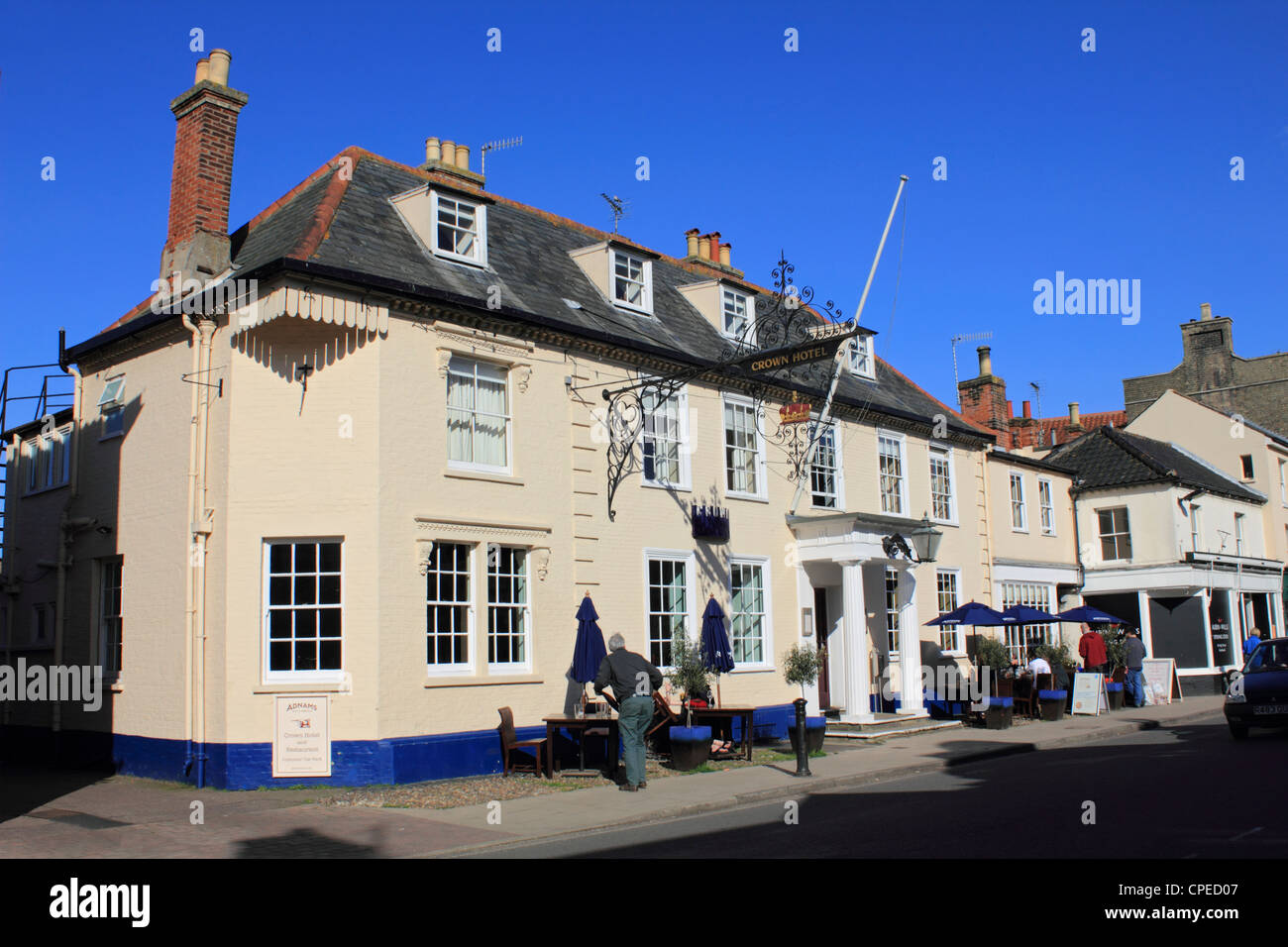 The Crown pub and hotel Southwold Suffolk England UK Stock Photo - Alamy