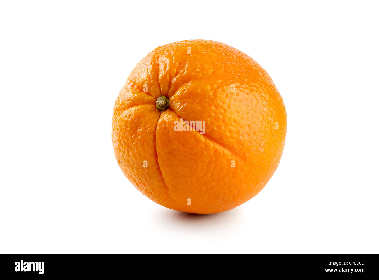 Horizontal view single orange Cut Out Stock Images & Pictures - Alamy