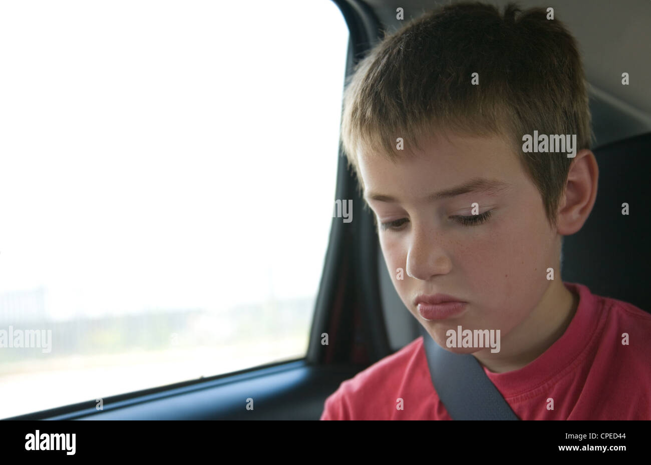 boring car journey Stock Photo - Alamy
