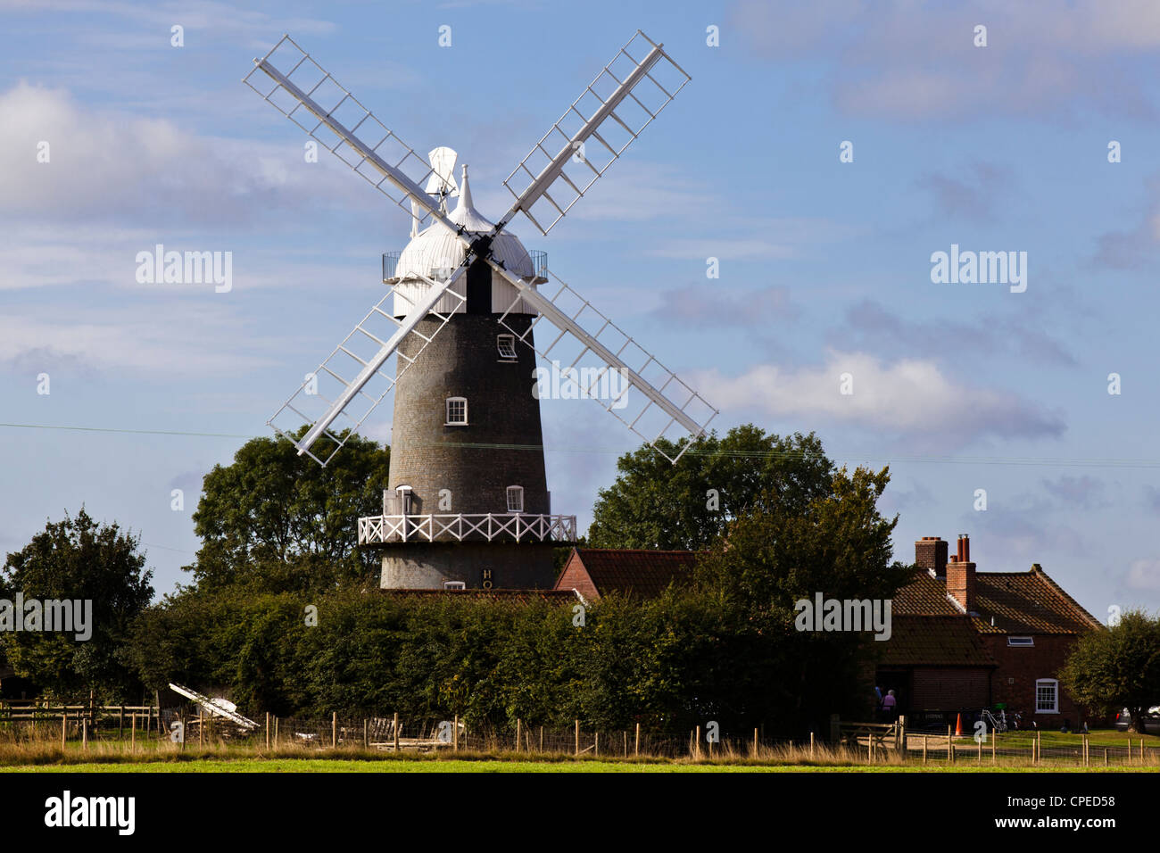 The windmill at Great Bircham, Norfolk, UK Stock Photo - Alamy