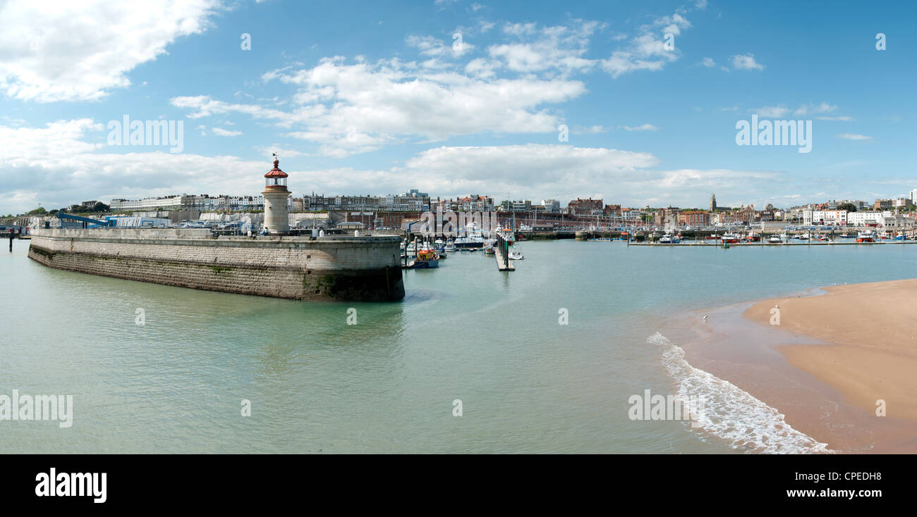 Ramsgate harbour entrance Stock Photo - Alamy