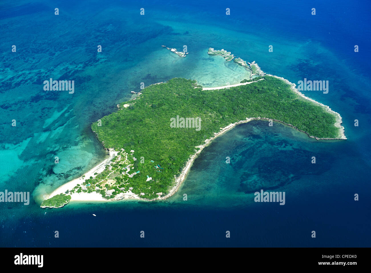Quipaco island in the Quirimbas archipelago off the coast of Mozambique ...