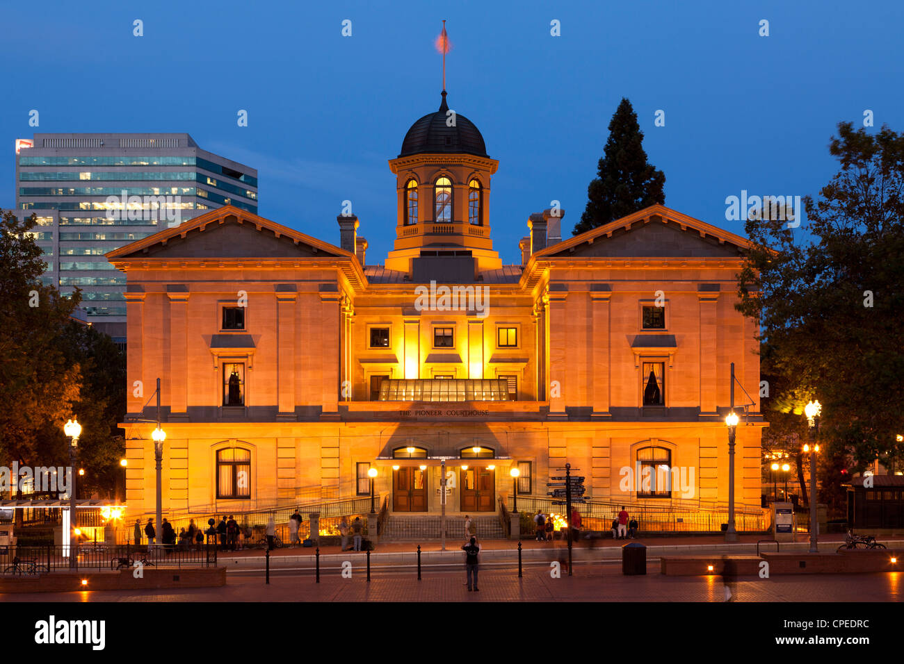 Pioneer Courthouse. Portland, Oregon Stock Photo - Alamy