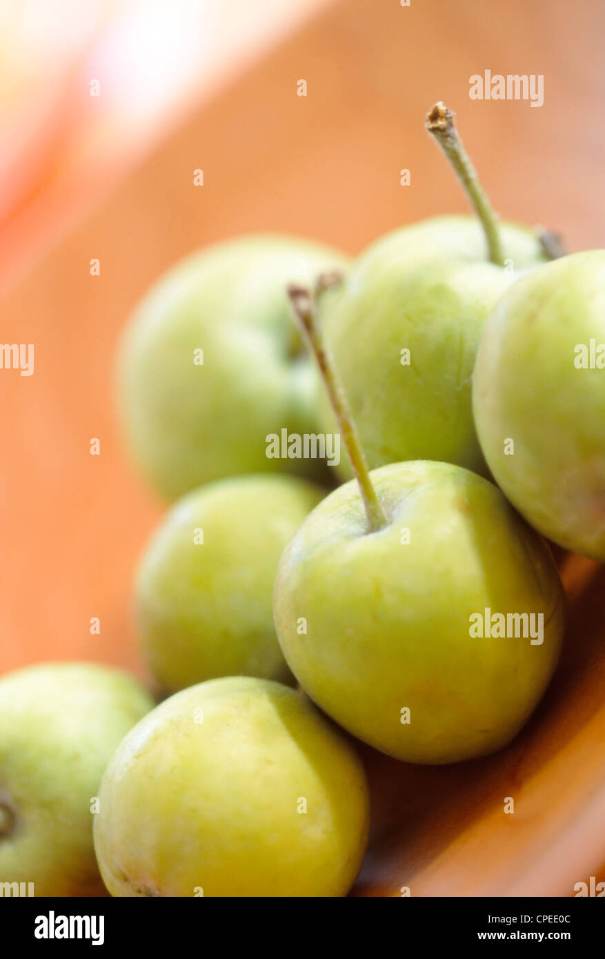 Fresh Green Apples Stock Photo - Alamy
