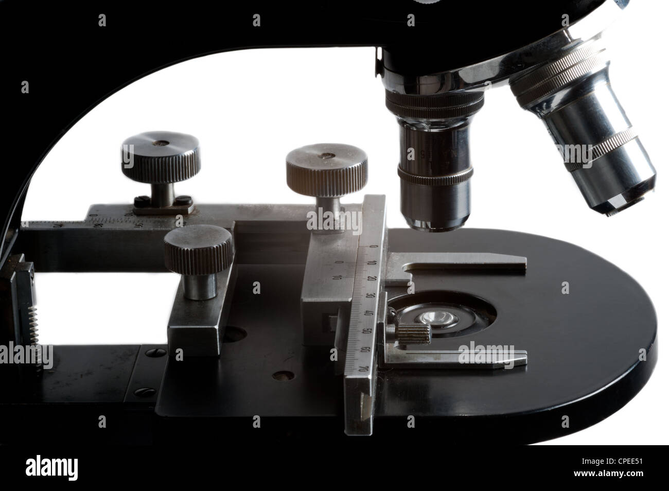 Black doctor microscope hi-res stock photography and images - Alamy